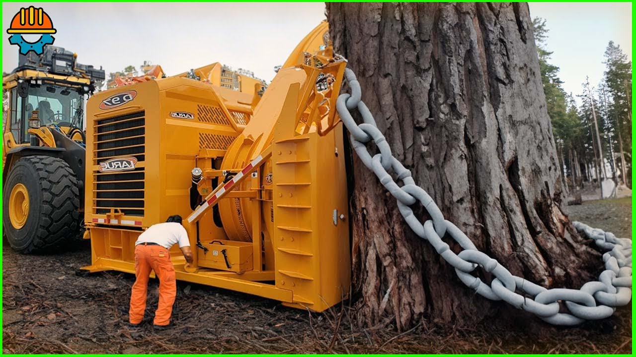 100 Most POWERFUL Big Wood Chainsaw Machines That Are On Another Level ...