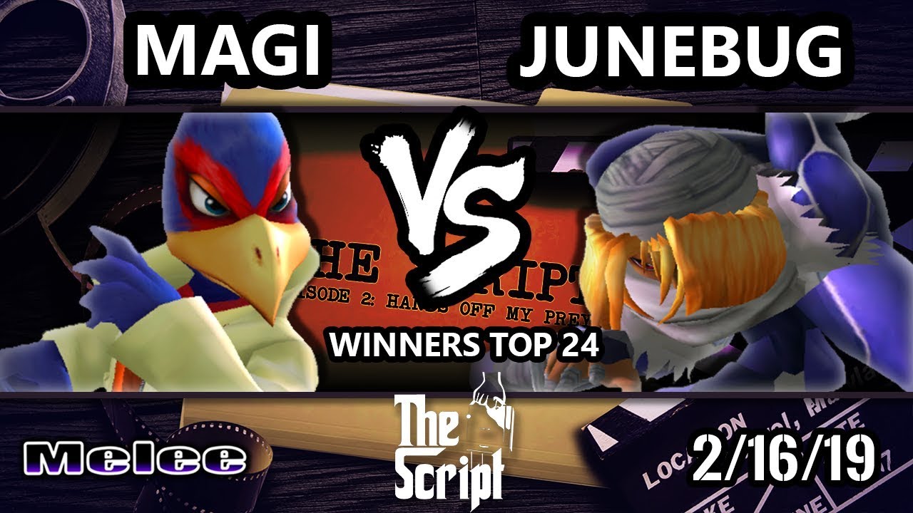 The Script 2 - Magi (Falco) Vs. Junebug (Sheik) - Smash Melee Winners ...