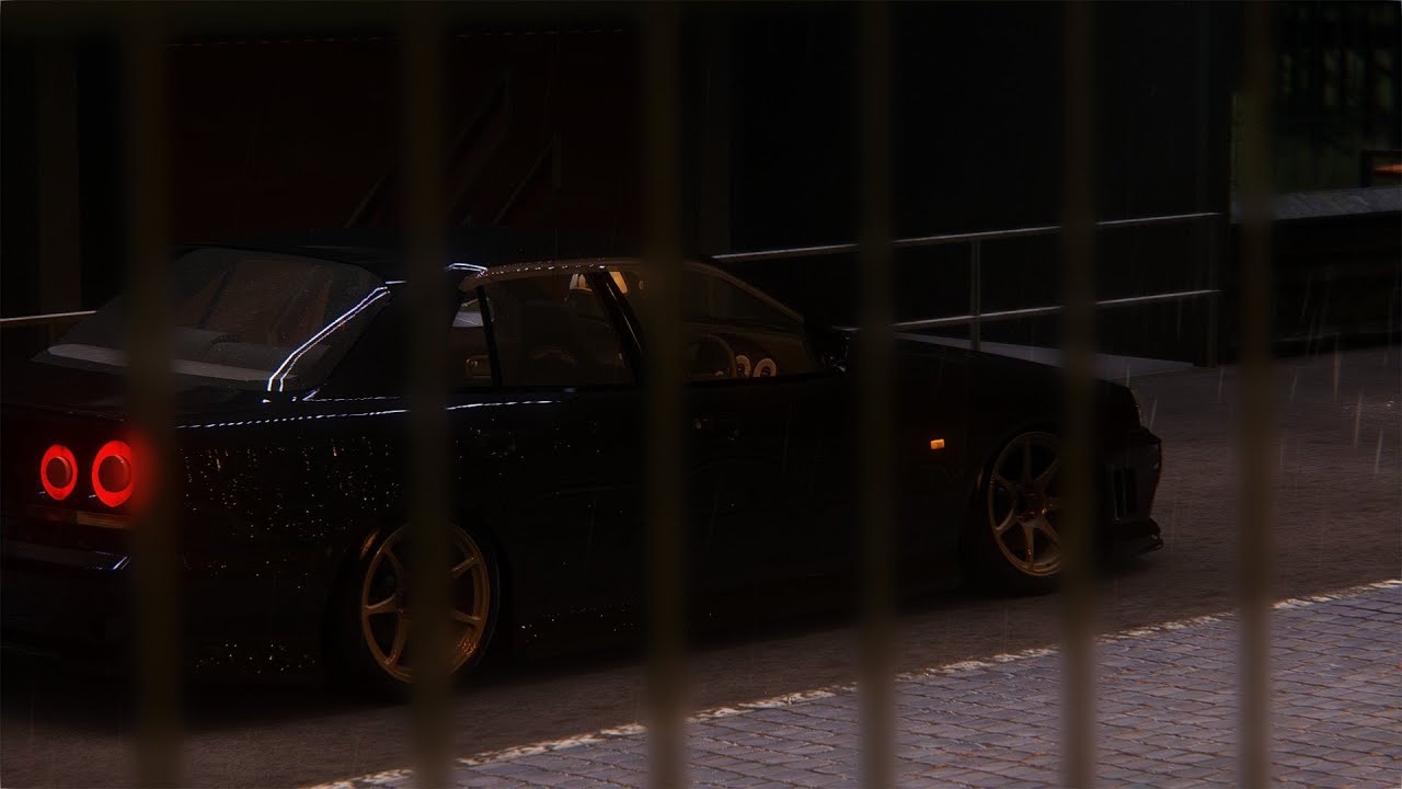 Assetto Corsa | Rain Mod | Skyline ER34 - YouTube