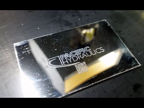 Marking dxf logo and QR code Patmark - YouTube