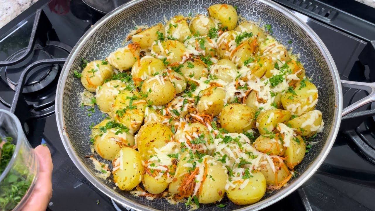 Essa Batata é Feita na Frigideira e Você Vai Amar - YouTube