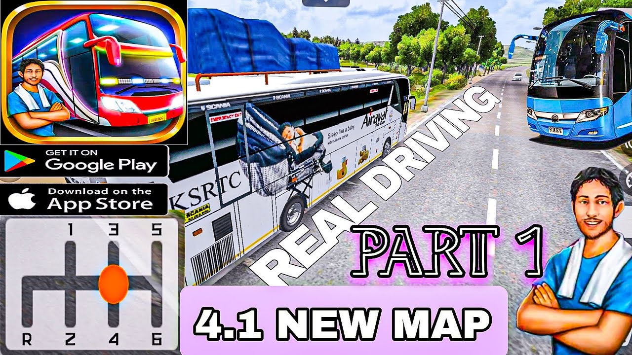 KSRTC BUS🚍 | BUSSID REAL DRIVING🔥 | NEW MAP 4.1 UPDATE | LONG ROUTE ...