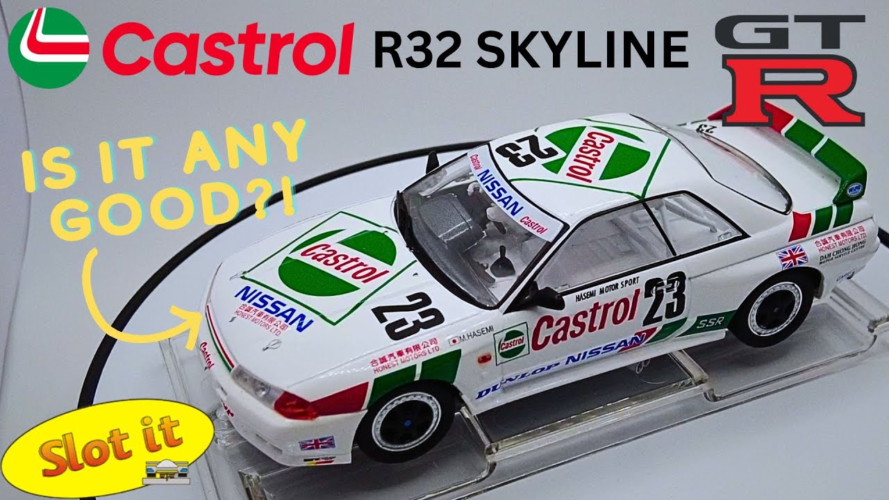castrol R32 skyline Slot It Slot Car - Is it any good - YouTube