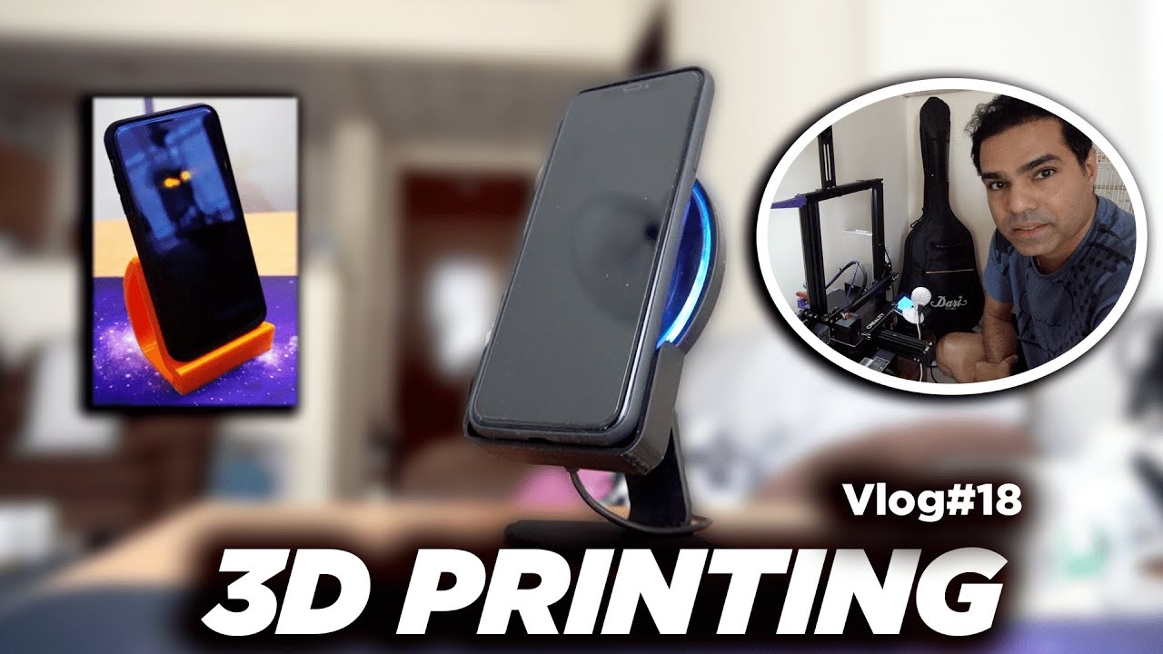 3D Designing a Mobile Phone stand and 3D print it at home! PART 2 - YouTube