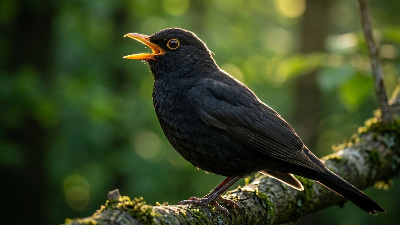 Blackbird Singing // Relax with the beautiful song of Blackbird ...