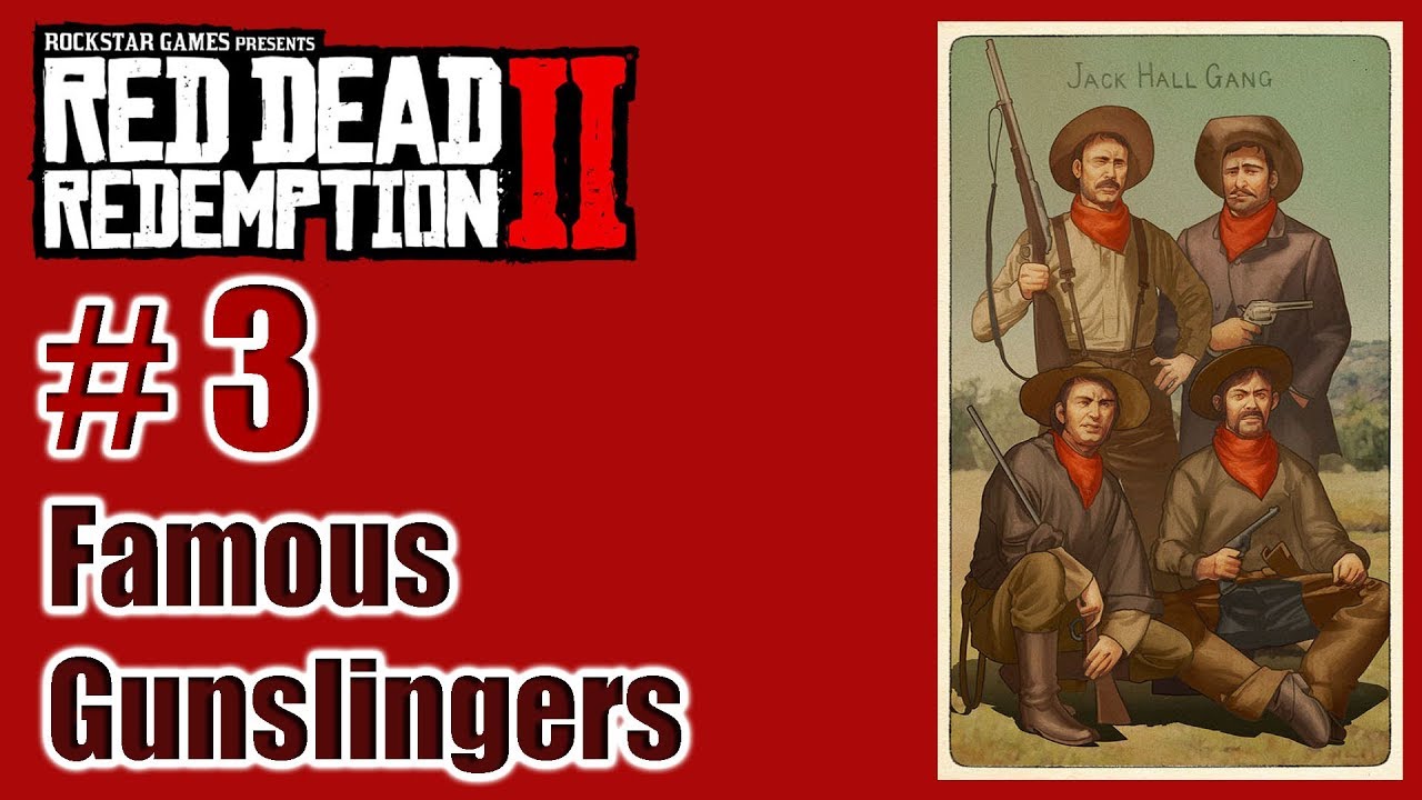 RDR2 - Famous Gunslingers – 03 Jack Hall Gang - Cigarette Card – Türkçe ...
