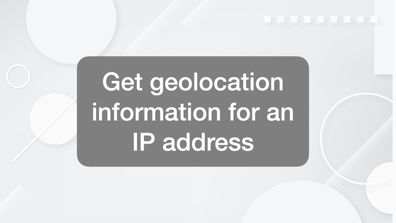 Geolocation Api Development And Serverless Deployment Code Walkthrough