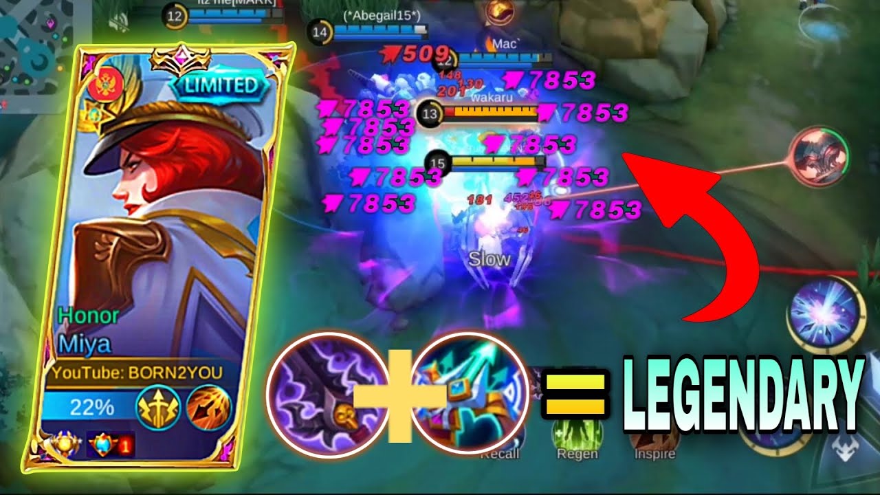 Legendary Build Miya | Best Build Miya ~ Top 1 Global Miya | New Meta ...
