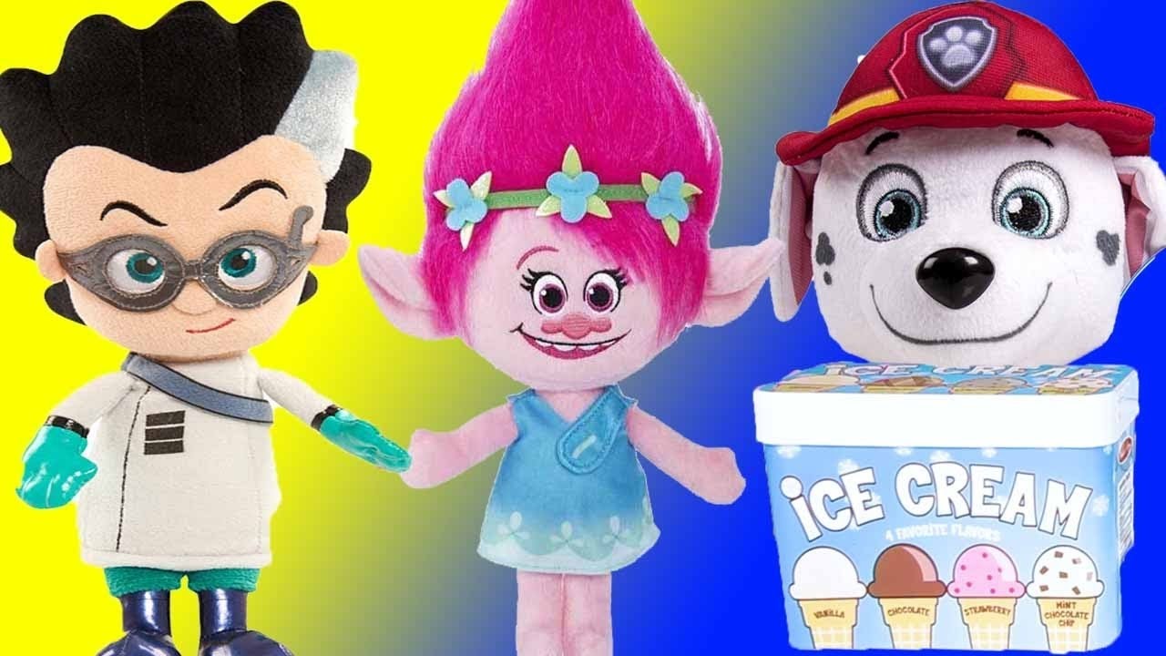 Paw Patrol, Trolls Haircut IRL PJ Masks Romeo Turns Owlette into Troll ...