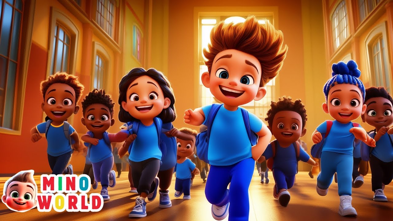 🎒 First Day at School Song | Fun & Educational Animated Kids Video 🎶 ...