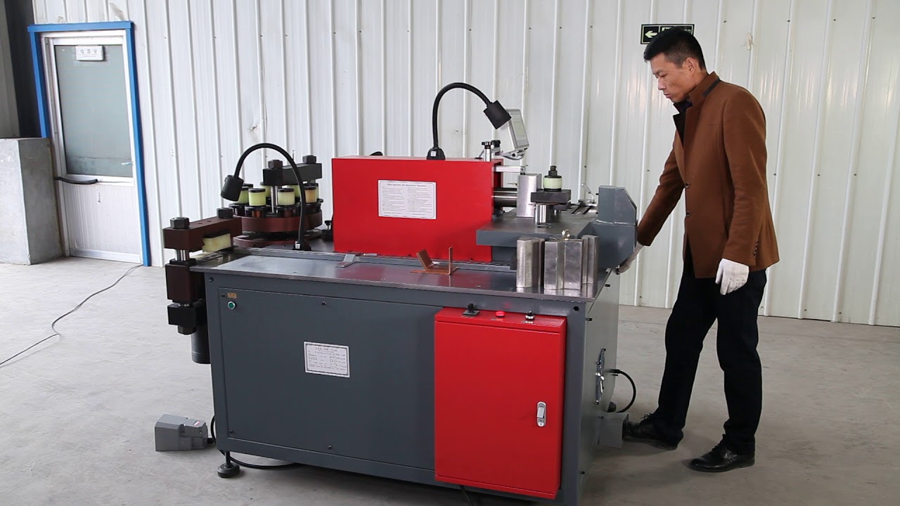 busbar machine CNC bending Operation - YouTube