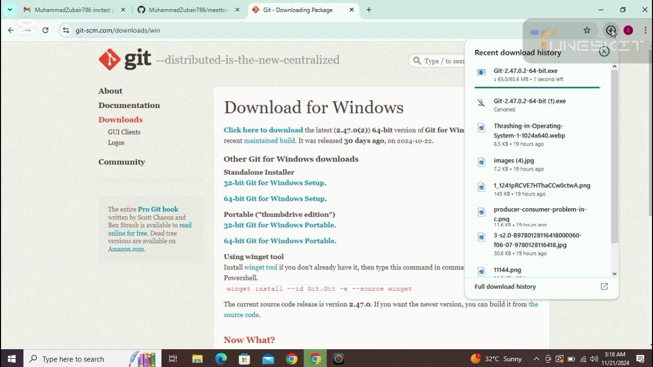 How to download Git SCM | step-by-step tutorial - YouTube