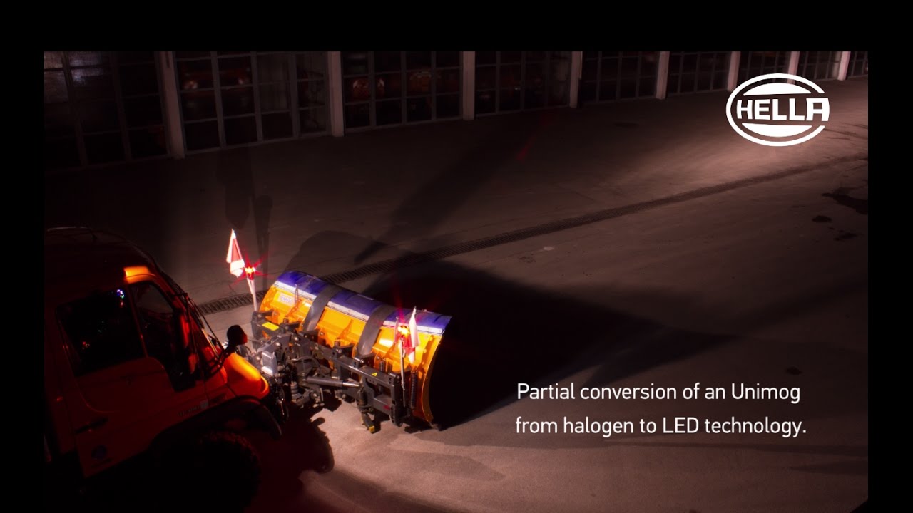 Retrofitting Unimog with LED - YouTube