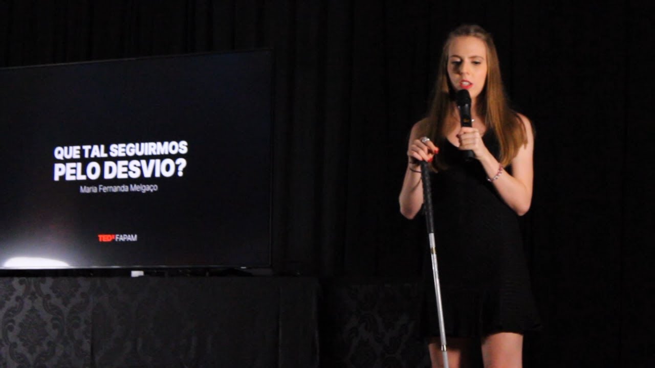 Que tal seguirmos pelo desvio? | Maria Fernanda Melgaço | TEDxFAPAM ...
