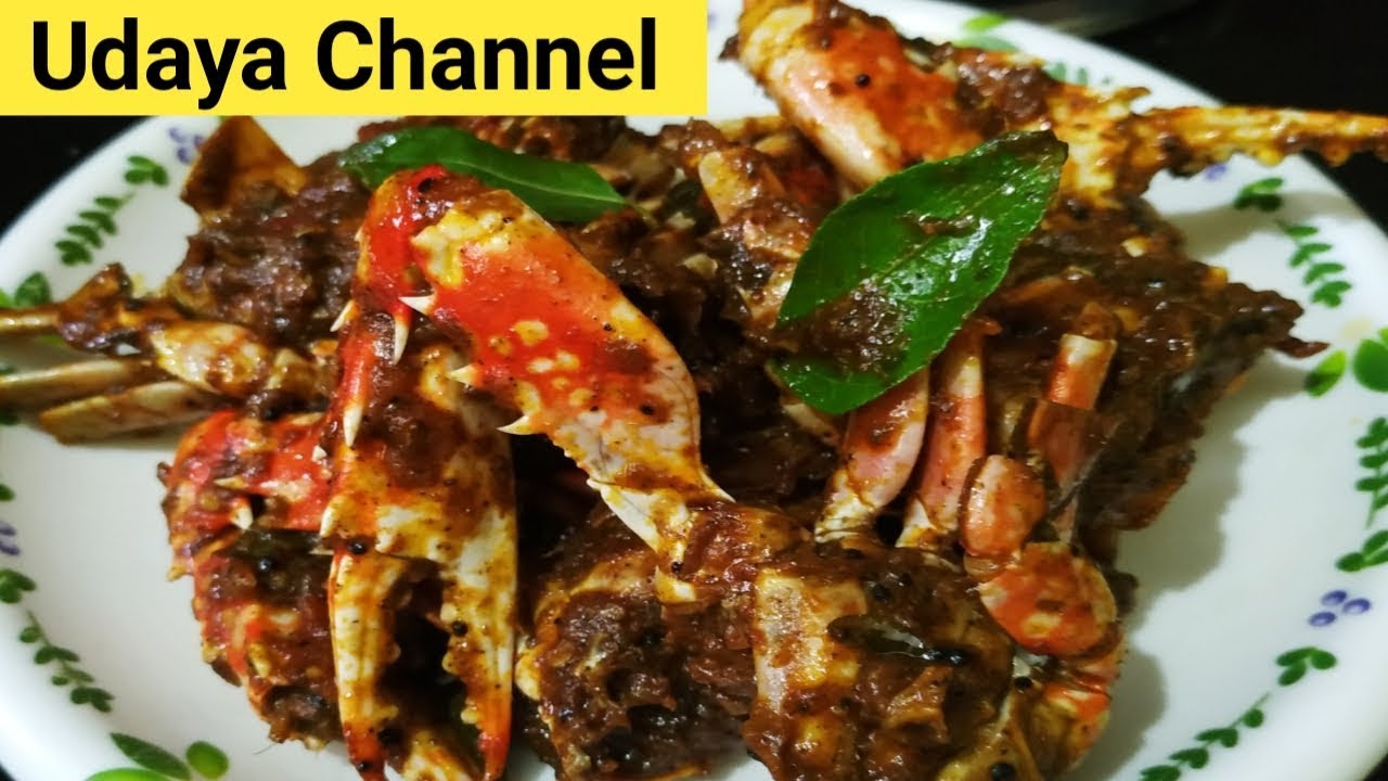 Nandu varuval in tamil / Nandu varuval recipe / crab fry in tamil ...