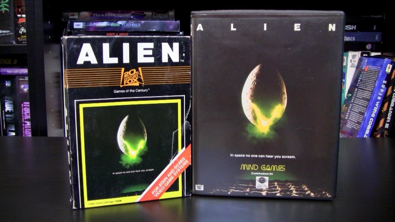 Alien (Atari 2600/C64) - a review by the Retro Gambler - YouTube