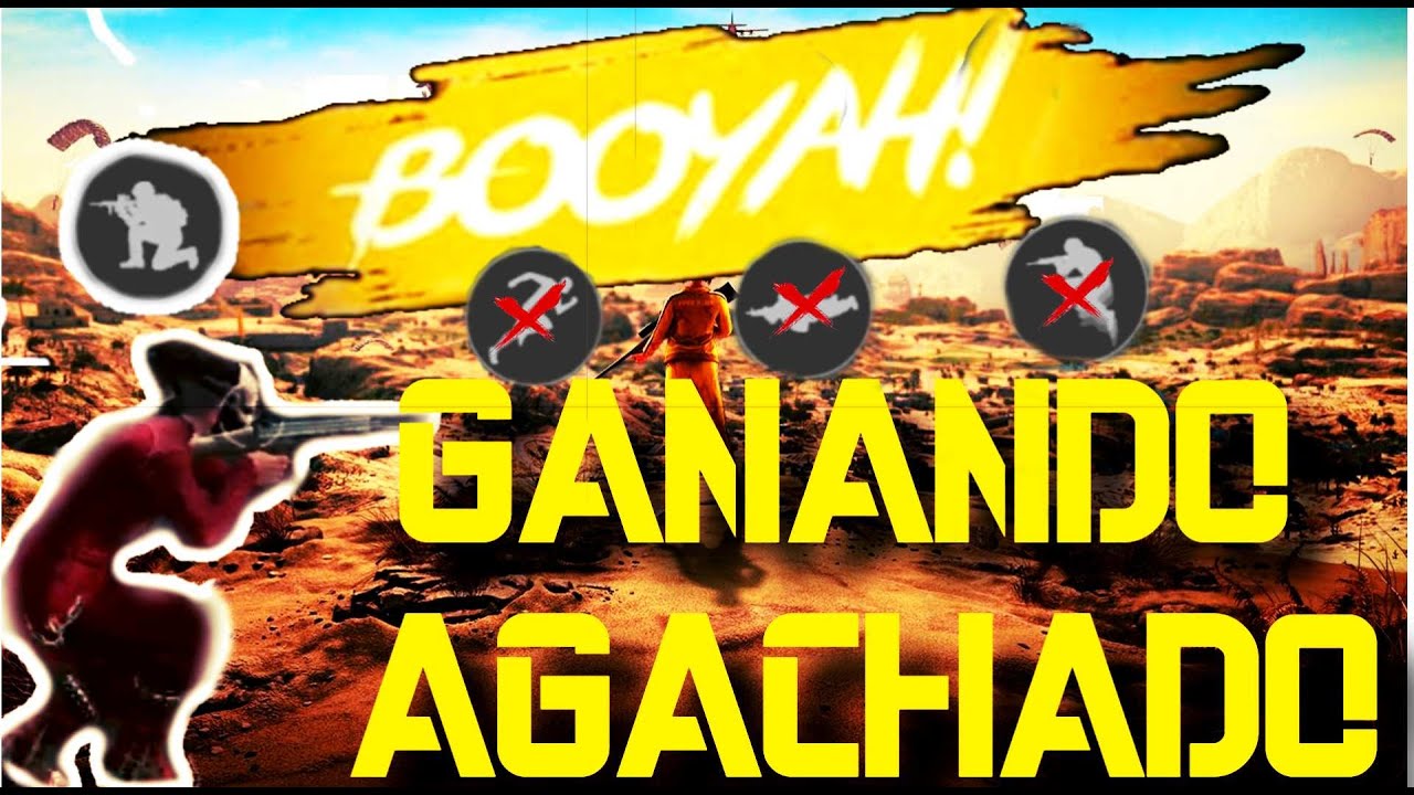 ganando agachado toda la partida./free fire//reto - YouTube