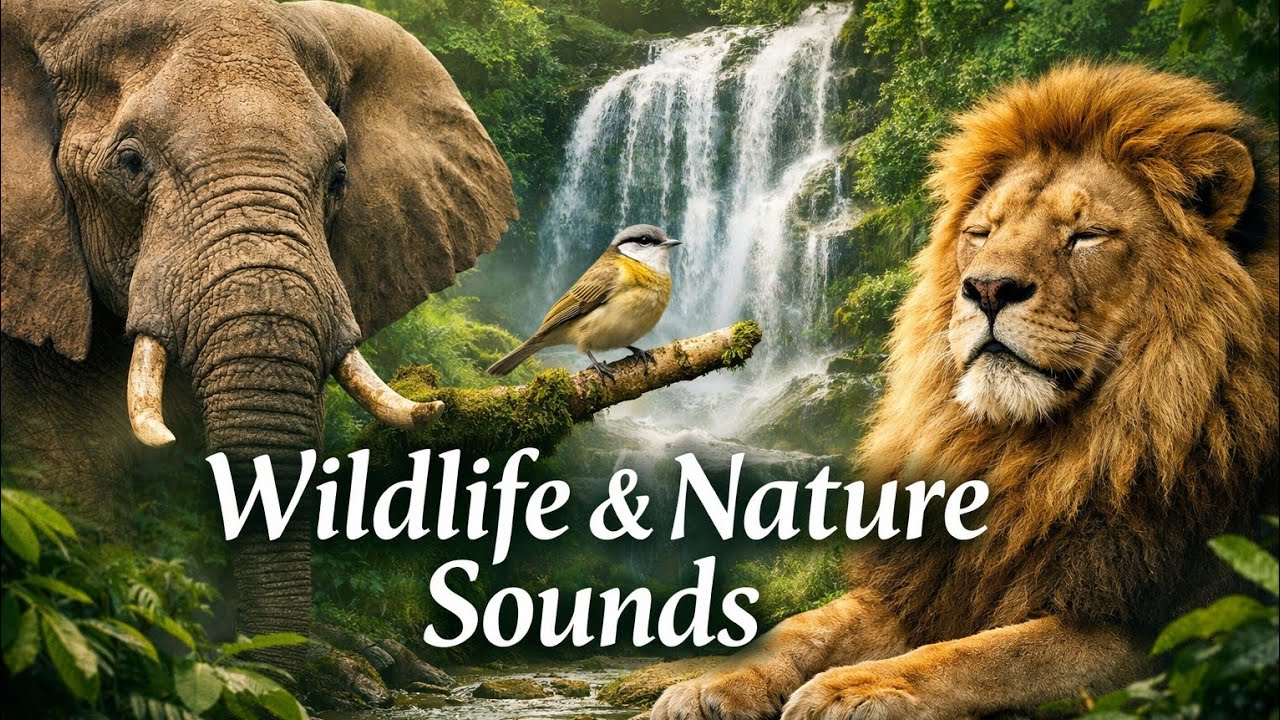 Wildlife & Forest Nature Sounds 🌿🦁 | Relaxing Animal Ambience for ...