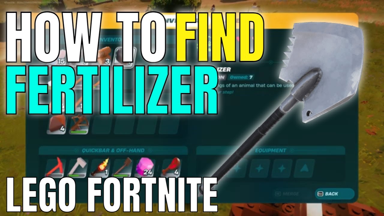 Lego Fortnite - How to Find Fertilizer and Soil Guide! Beginner Farming ...