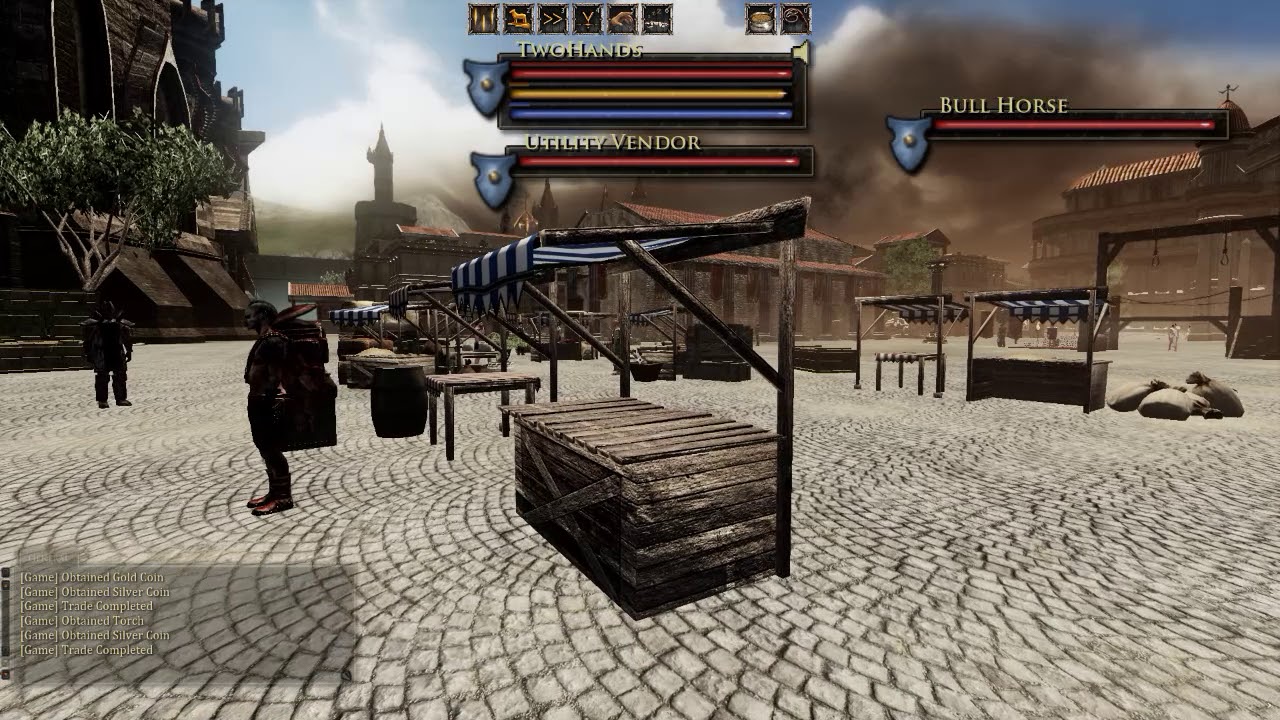 Mortal Online at tindrem at the vendors - YouTube