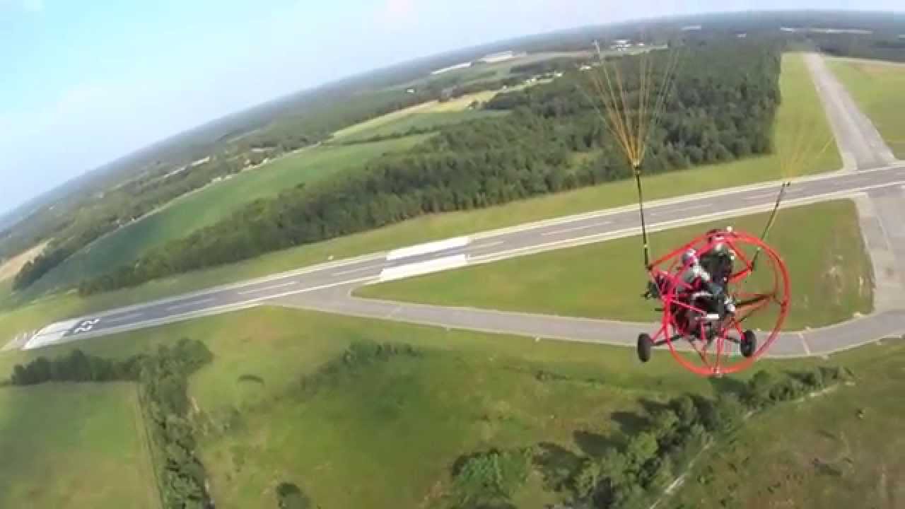 Chase cam set right Powered Parachute - YouTube