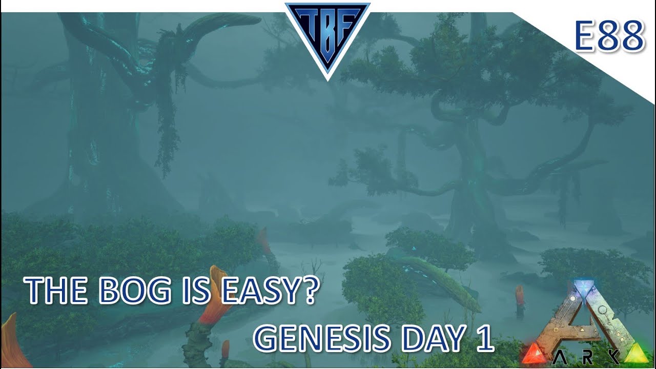 Day 1 on Genesis! The Bog is easy start? Ark Survival Evolved Modded ...