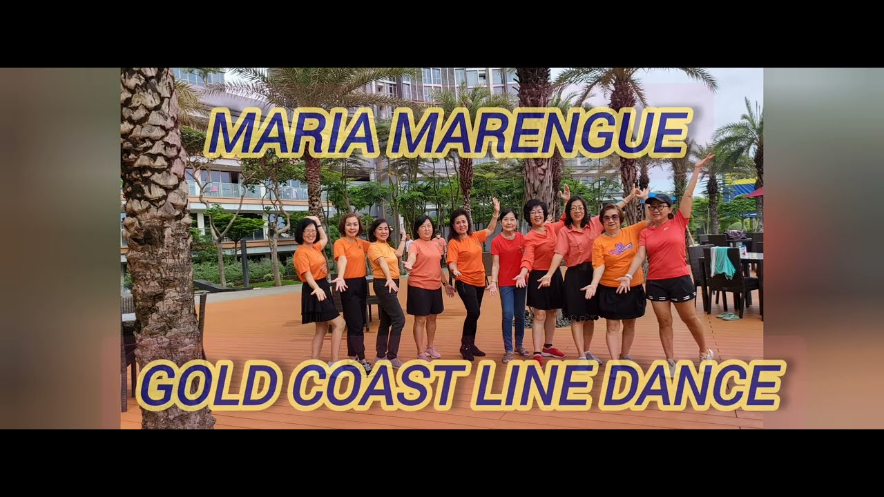 Maria Marengue |Line Dance Gold Coast - YouTube