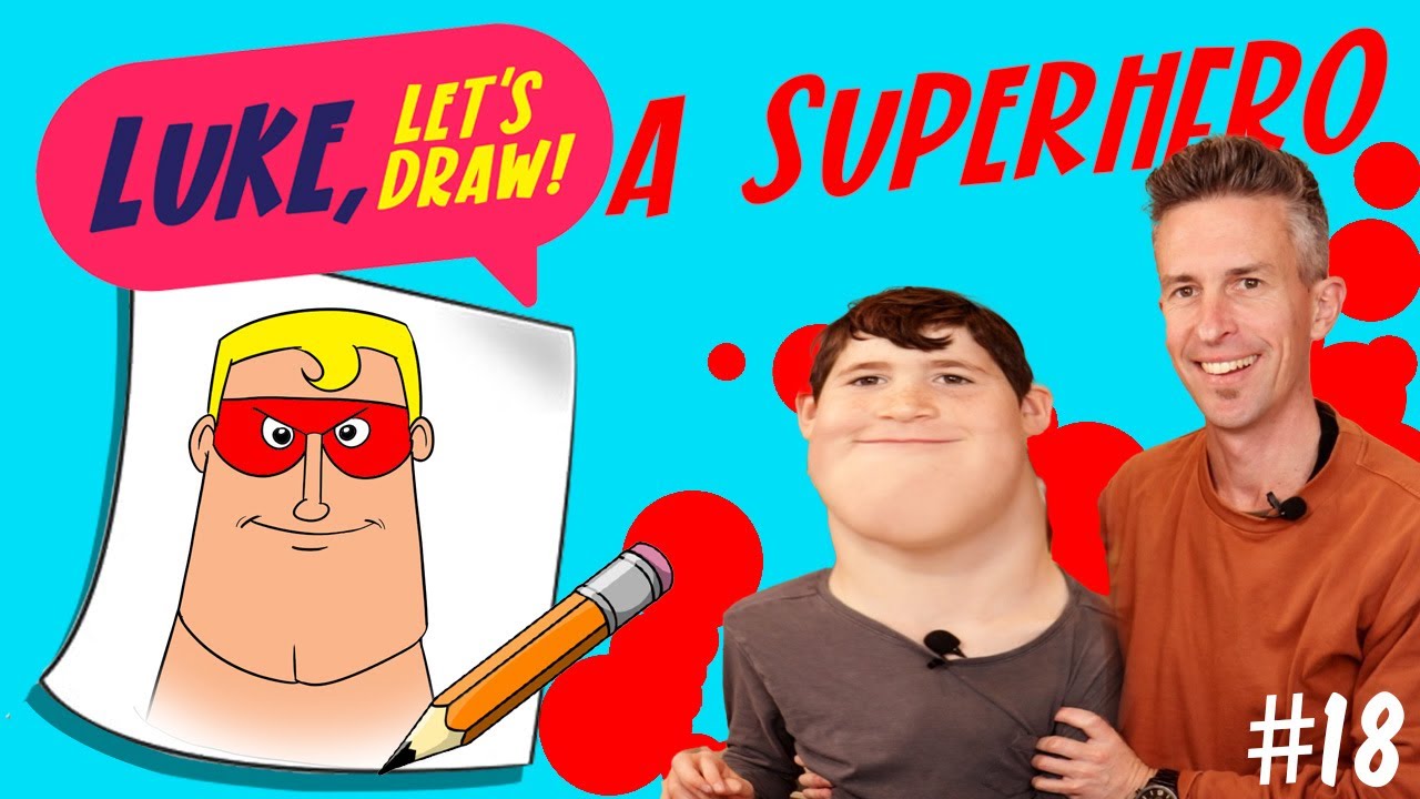 Luke, Let's Draw a Superhero #Easier - YouTube