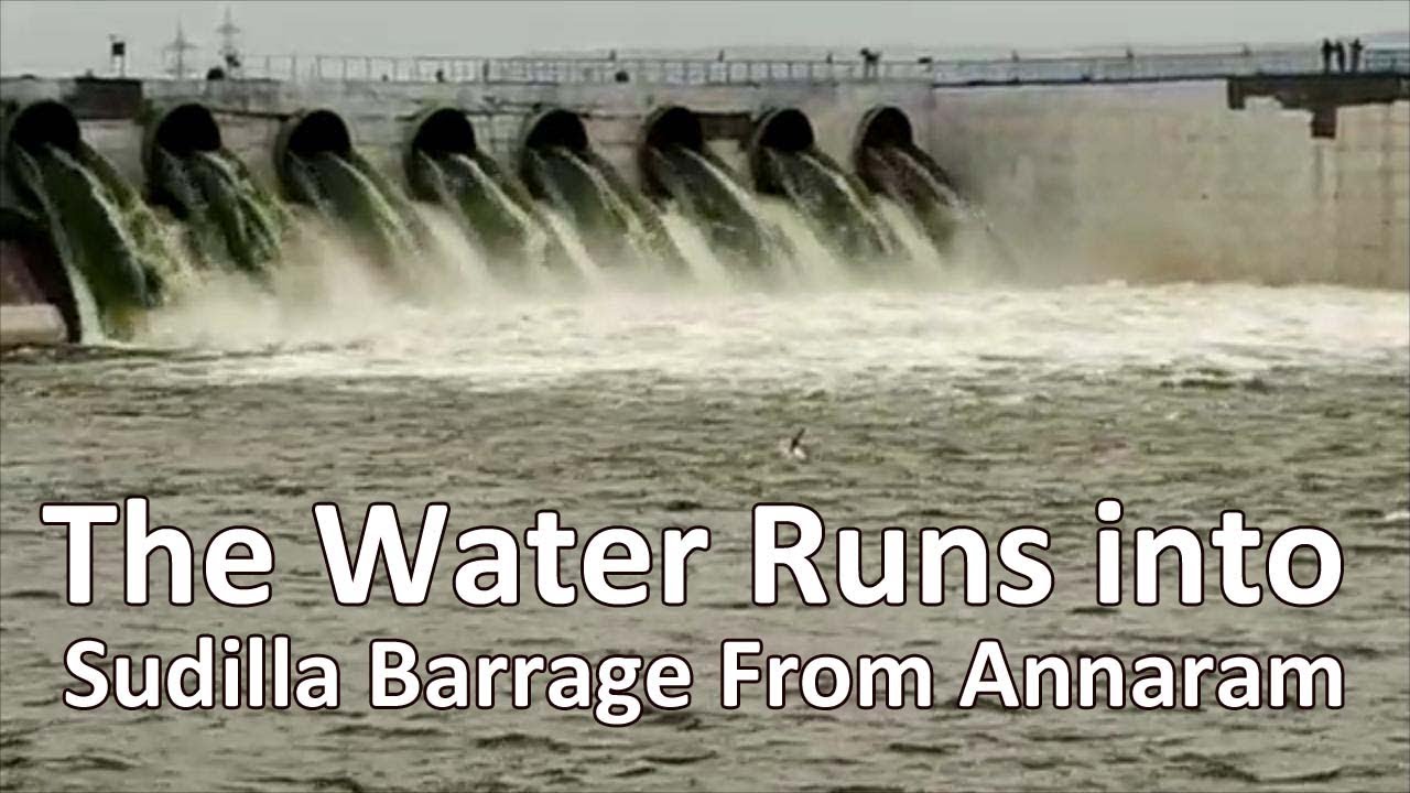 The Water Runs Into Sundilla Barrage from Annaram Pump House ...
