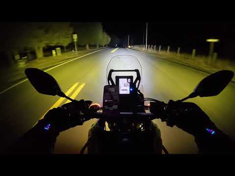 Night Ride Test: Denali D7 Pro Lights on Yamaha Ténéré 700 – Turning Darkness into Daylight