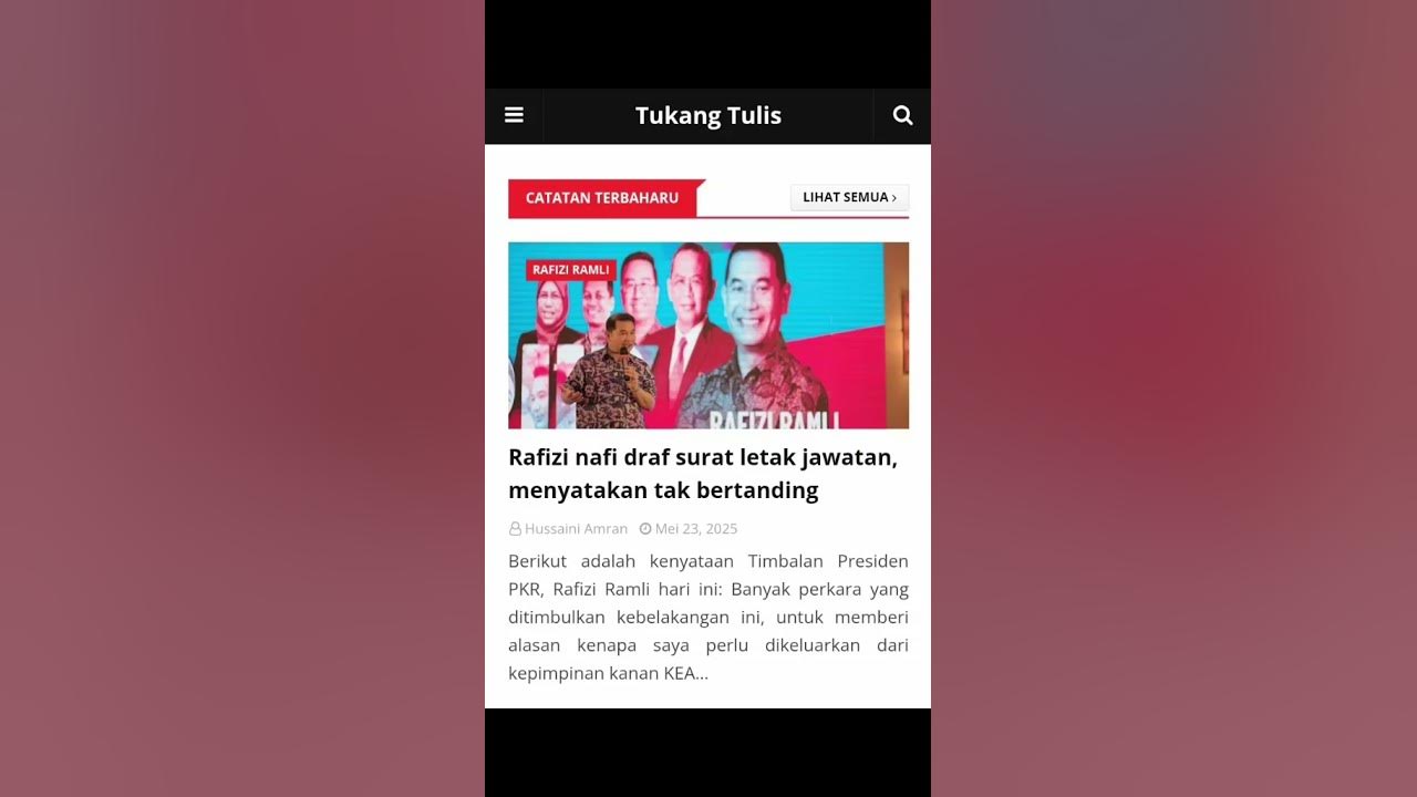 Baca artikel di blog Tukang Tulis https://hussaini-tukangtulis.blogspot.com/?m=1 - YouTube