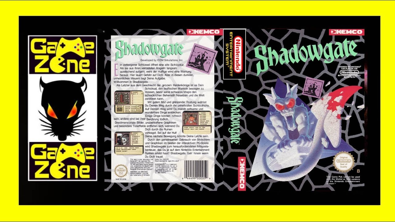 SHADOWGATE GAMEPLAY NINTENDO - YouTube