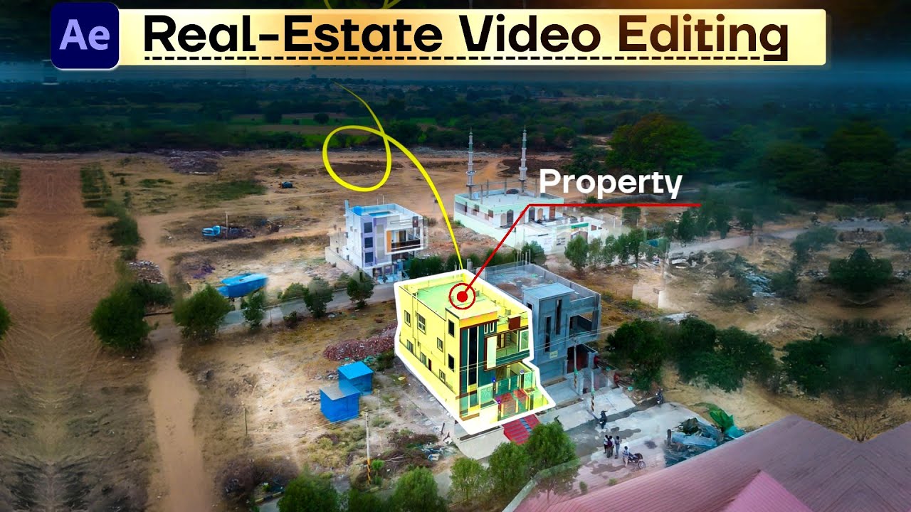 Highlight Building/Property in a video || Real Estate Video Editing in ...
