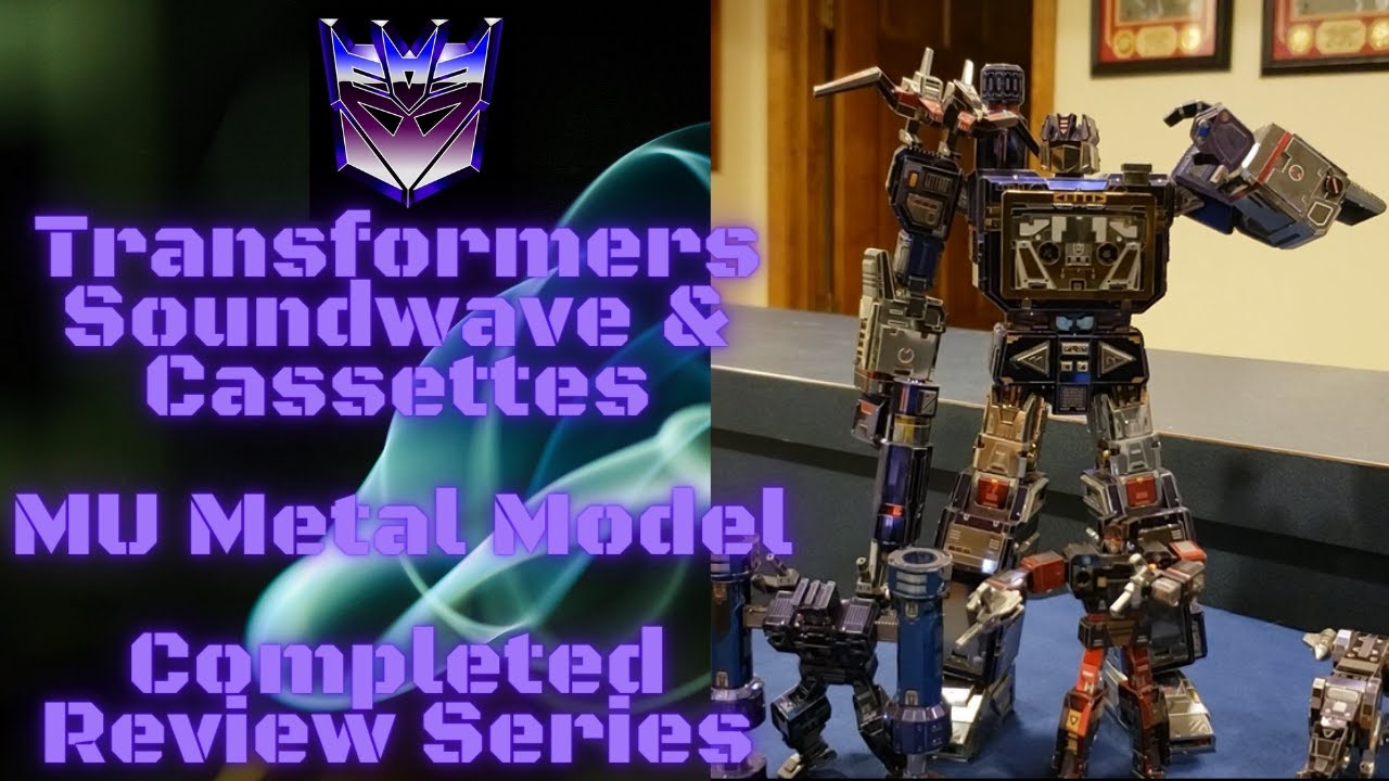 MU Metal Model Transformers Completed Series Soundwave & Cassettes ...