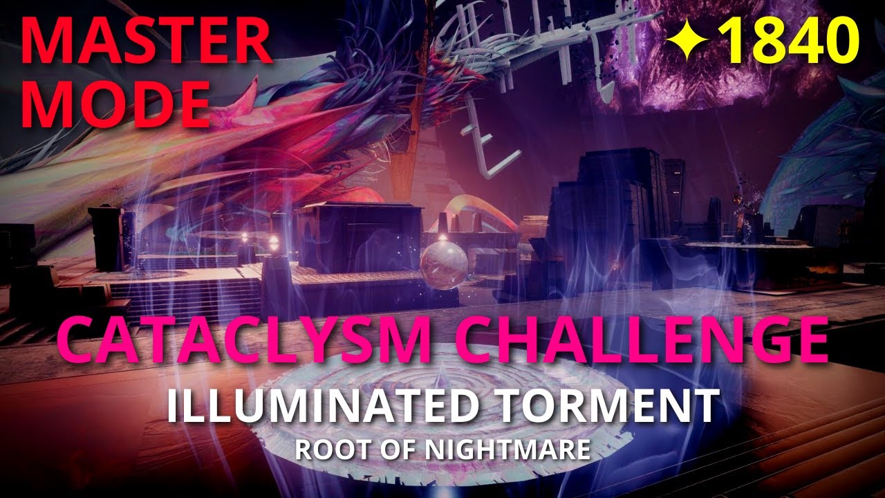Cataclysm Challenge - Master 1840 Root of Nightmares | Destiny 2 (PS5 ...
