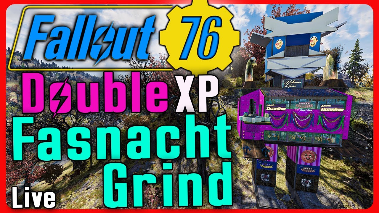 🔴Double XP and Rare Mask Hunting In Fallout 76 - YouTube