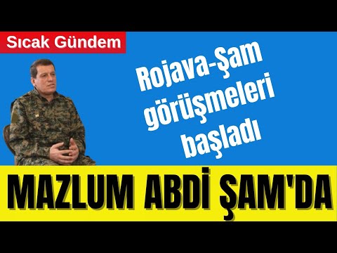 🟥 SON DAKİKA: MAZLUM ABDİ ŞAM'DA - GÖRÜŞMELER BAŞLADI