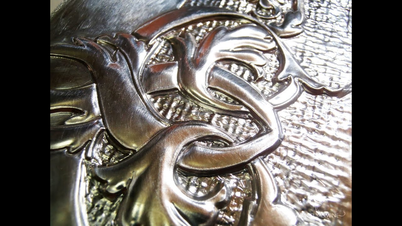 Da textura fácilmente al repujado en aluminio - YouTube
