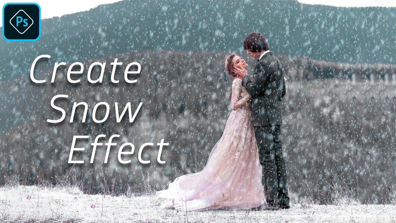 Cara Membuat Efek Salju Di Photoshop - YouTube