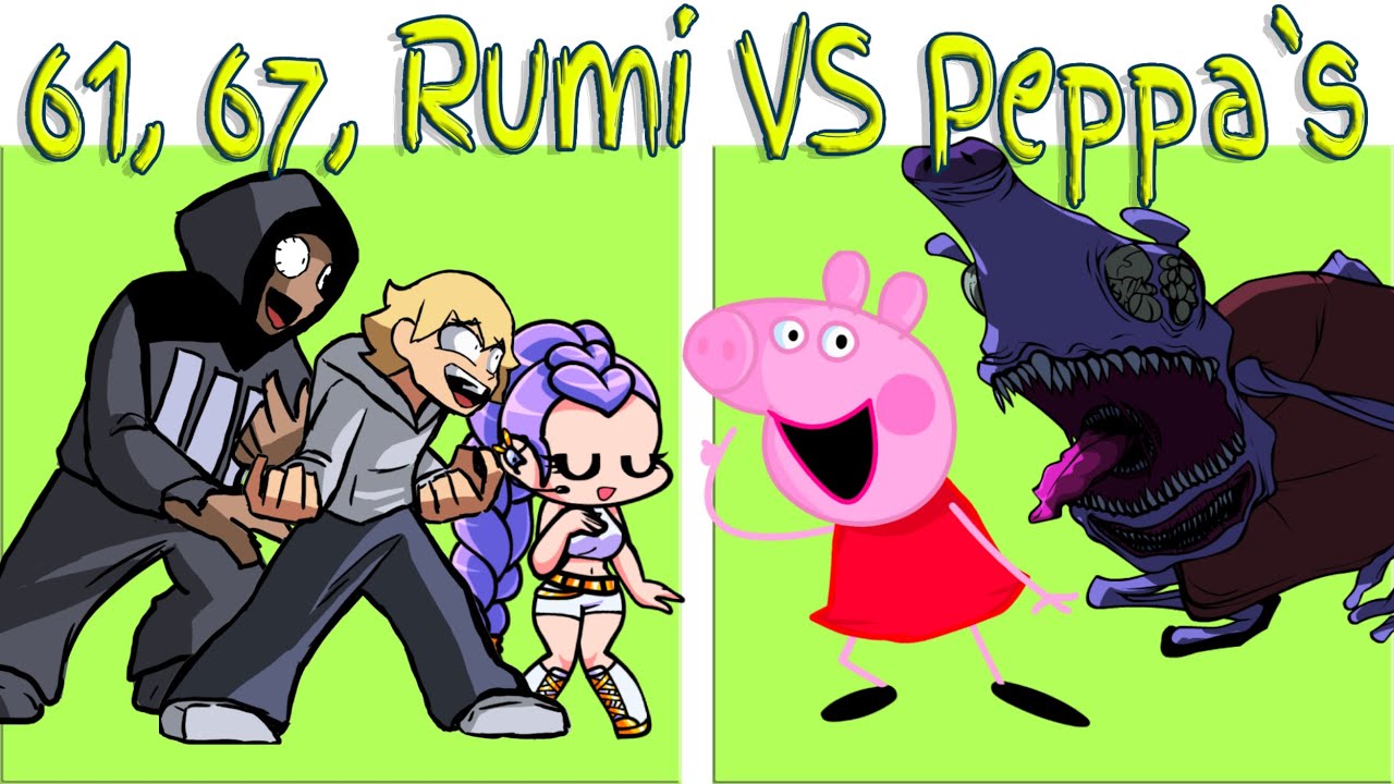 FNF 61/67 meme vs Peppa All sings Pony Girl | fnf 61/67 song phonk meme ...
