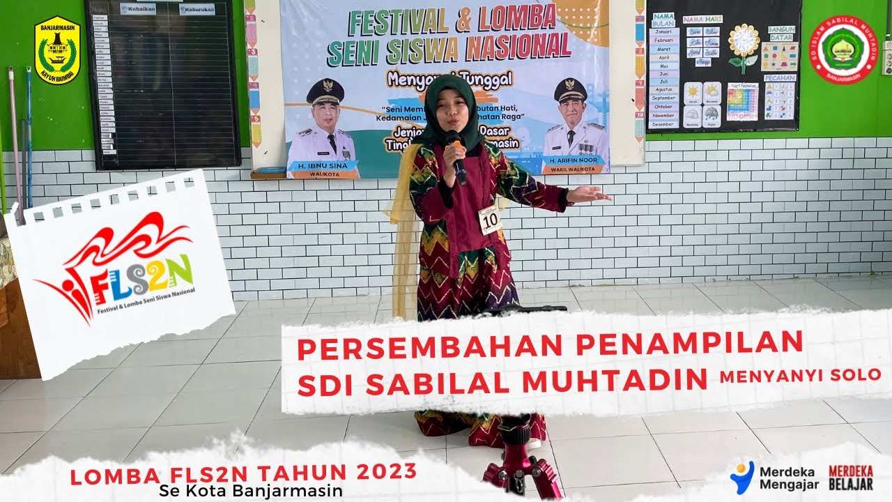 FLS2N TINGKAT KOTA BANJARMASIN TAHUN 2023 - PENAMPILAN PERSEMBAHAN ...