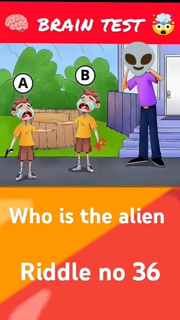 Riddle no 36. Who is the alien 👽. II 80% people fail.#brainges#puzzle # ...