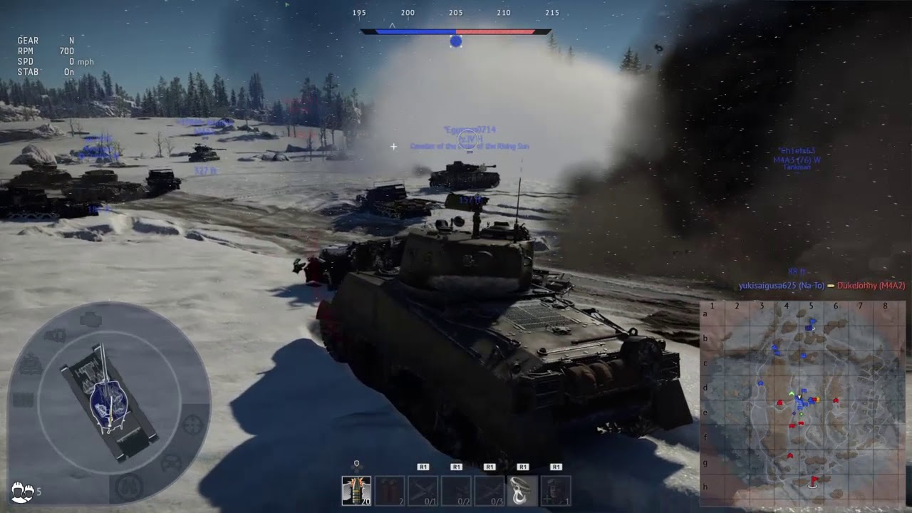 War Thunder American Tank Action - YouTube
