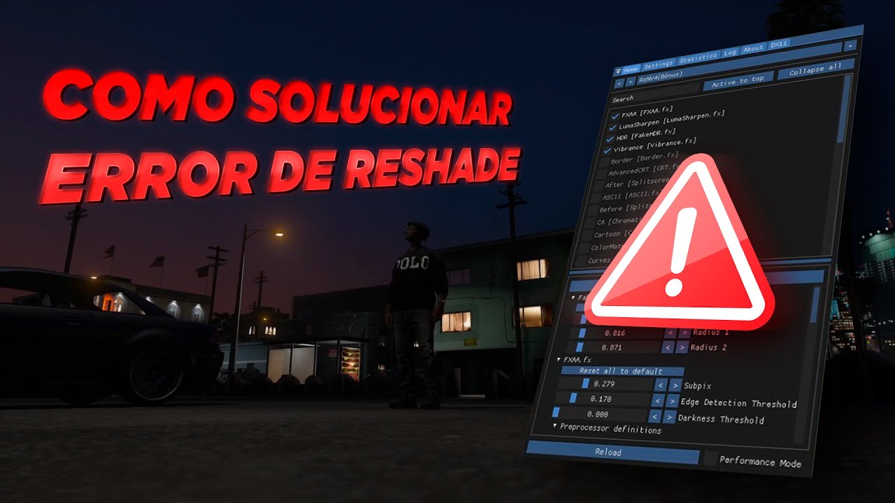 Como solucionar error que al instalar ReShade no va en FiveM - YouTube