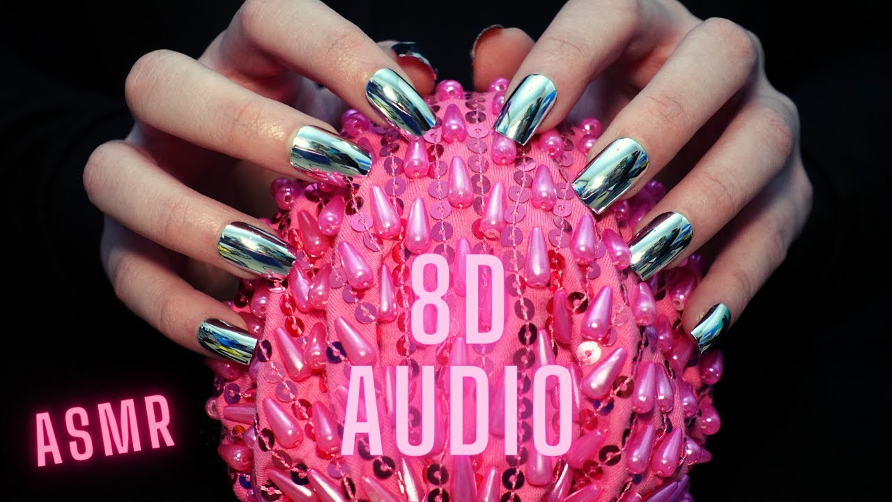 Asmr 8D Audio Mic Scratching - Brain Scratching & Massage | Long Nails ...