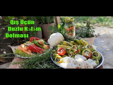 Kışlık Tuzlu Lahana Böreği / Bahçenizden Hepsi + Tuzlu Elma ve Biber (Kırsal mutfak)