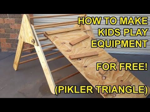 Free Pikler Triangle - Easy to Follow Tutorial, No Special tools ...