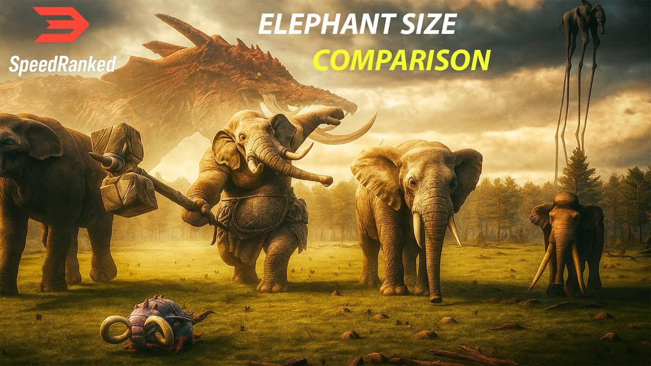 Monster Elephants 3D Size Comparison | ZUNESHA Vs BEHEMOTH ...