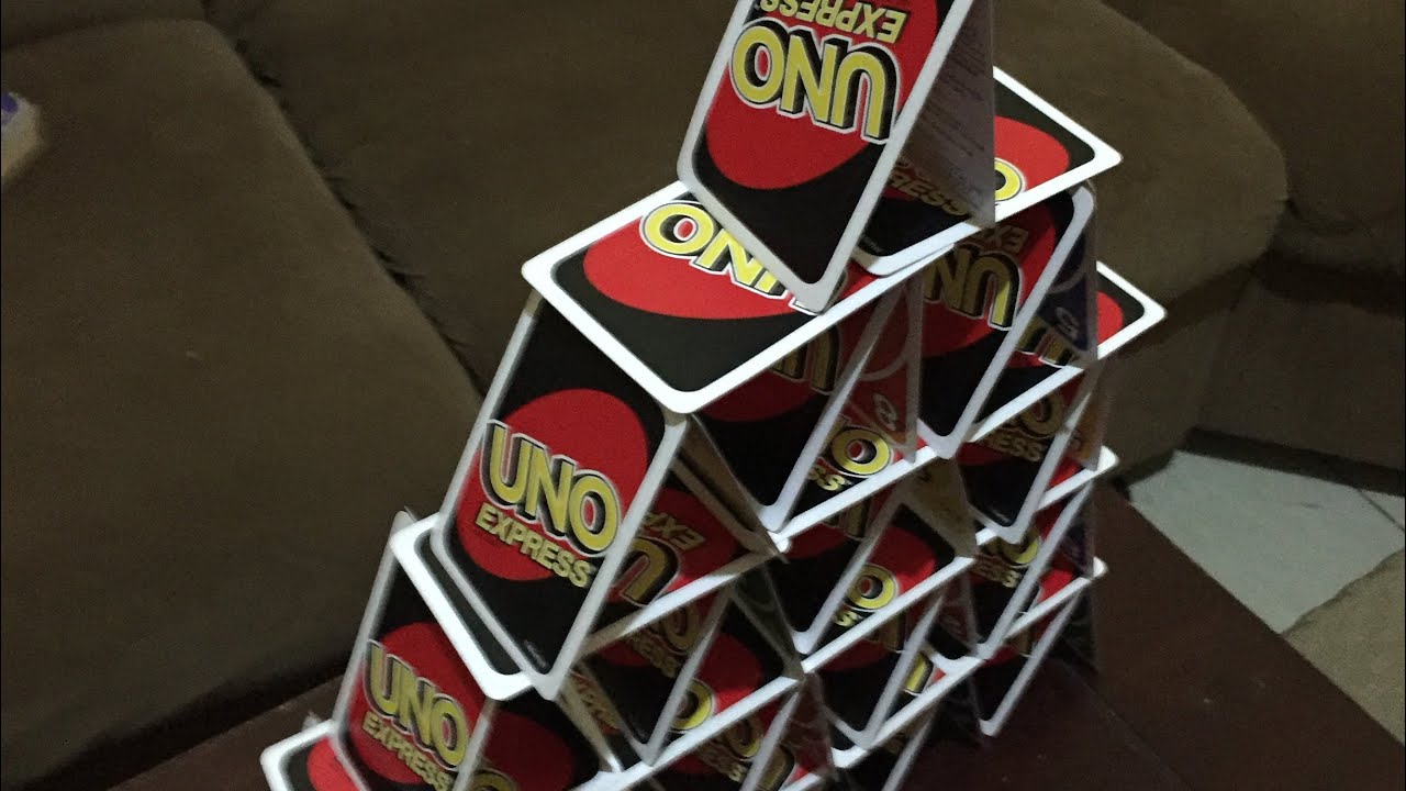 Uno Card Tower - YouTube