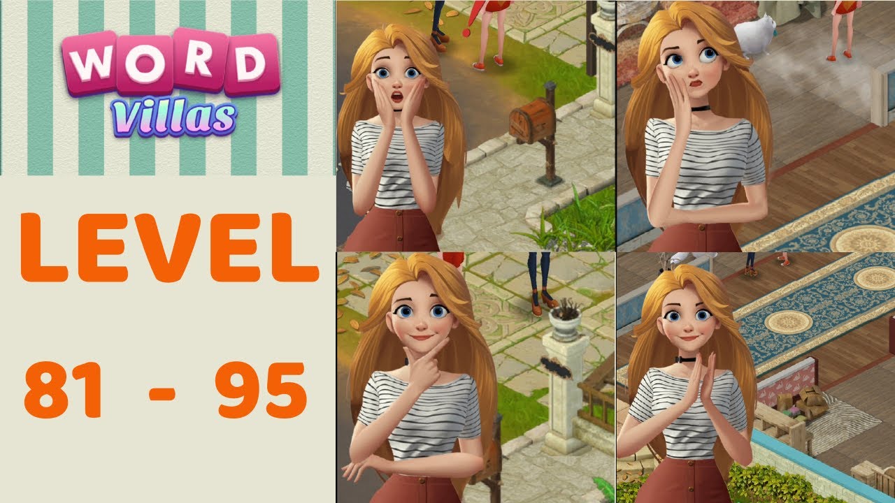 Word Villas Levels 81 to 95 Answers - YouTube
